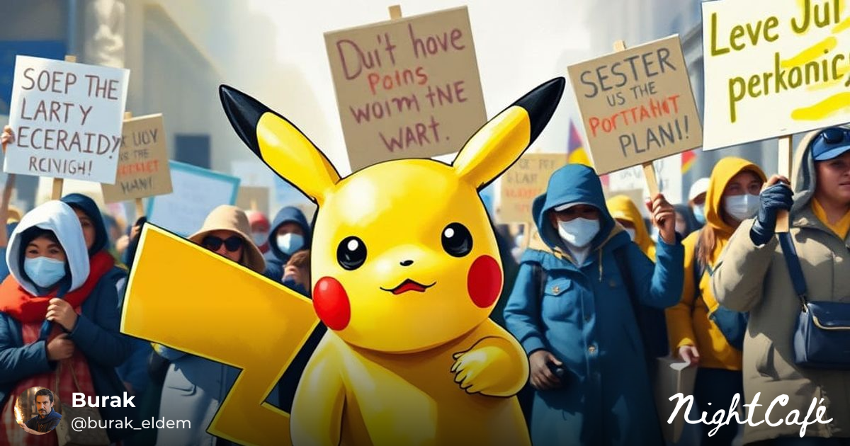 Pikachu becomes a symbol of protests in Turkey