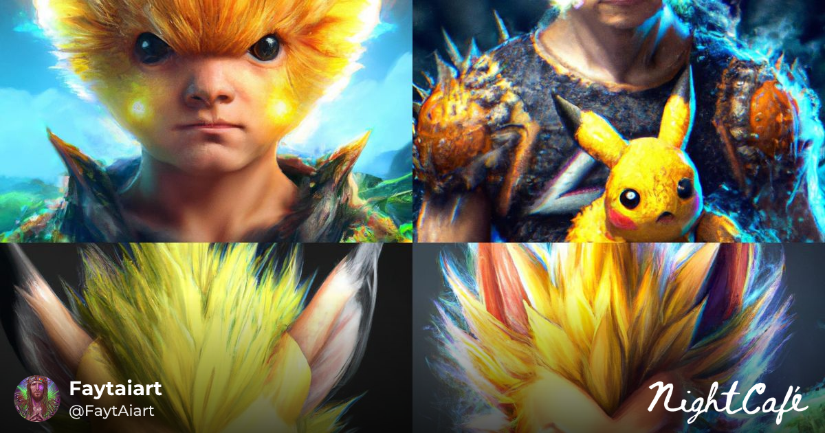Super saiyan pikachu - Hyperrealistic Super Saiyan Pikachu P...