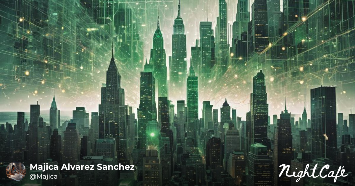New York in The Matrix - Surreal New York City Quantum Entan...