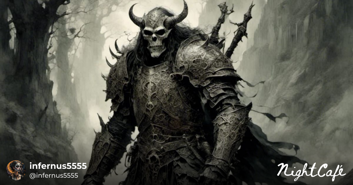 Lord of the Rings Orc with Celestial Whimsy - AI Art