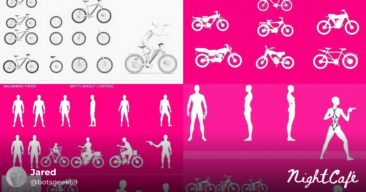 Technical Reference Sheet with Mannequin Poses and... - AI Art