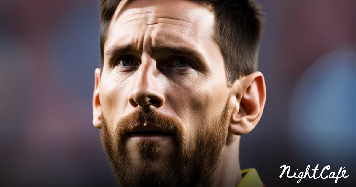 Messi sans cheveux - Lionel Messi Bald: AI-Generated Portra...
