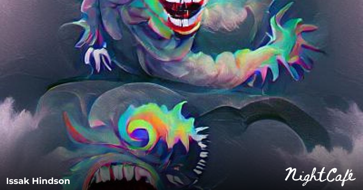 Bipolar Monster - Abstract Bipolar Monster Digital Art