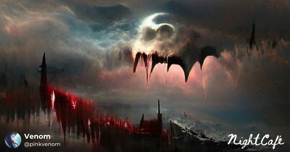 vampire - Epic Vampire in a Dramatic Digital Painting