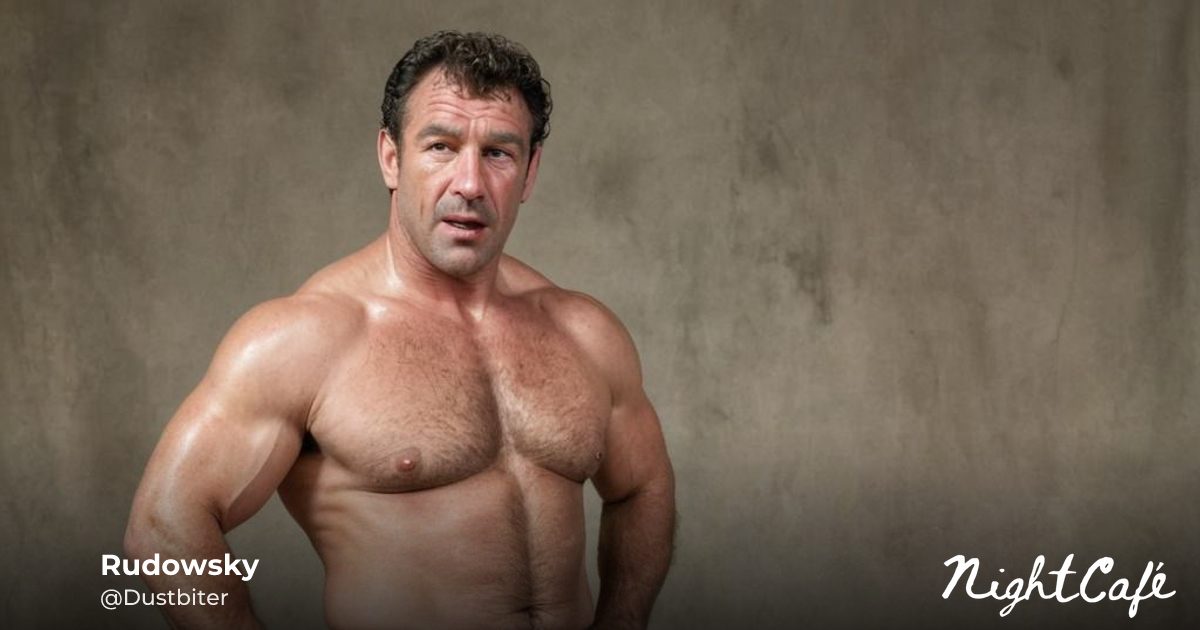 Rugged English Wrestler in Alabaster Trunks - AI Art