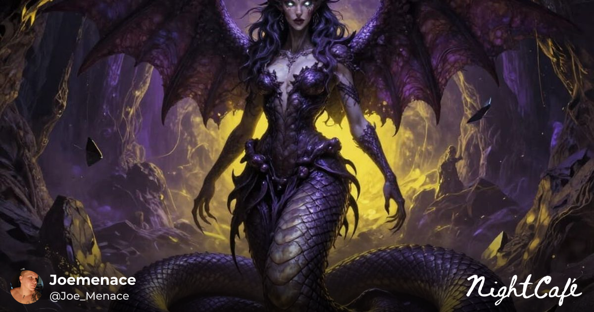 Mother of Monsters - Echidna, Mother of Monsters in Dark Fan...