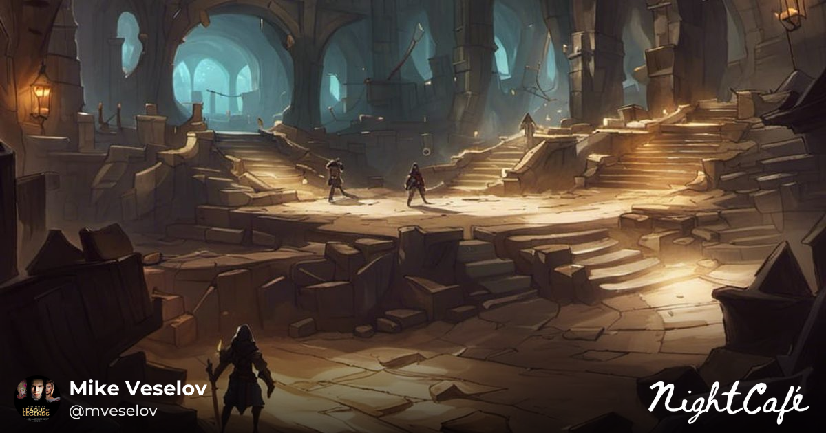 Sett's Underground Arena: League of Legends Concep... - AI Art
