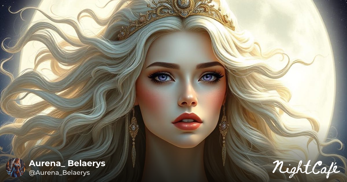 The Valyrian Empress in Shimmering Splendor - AI Art