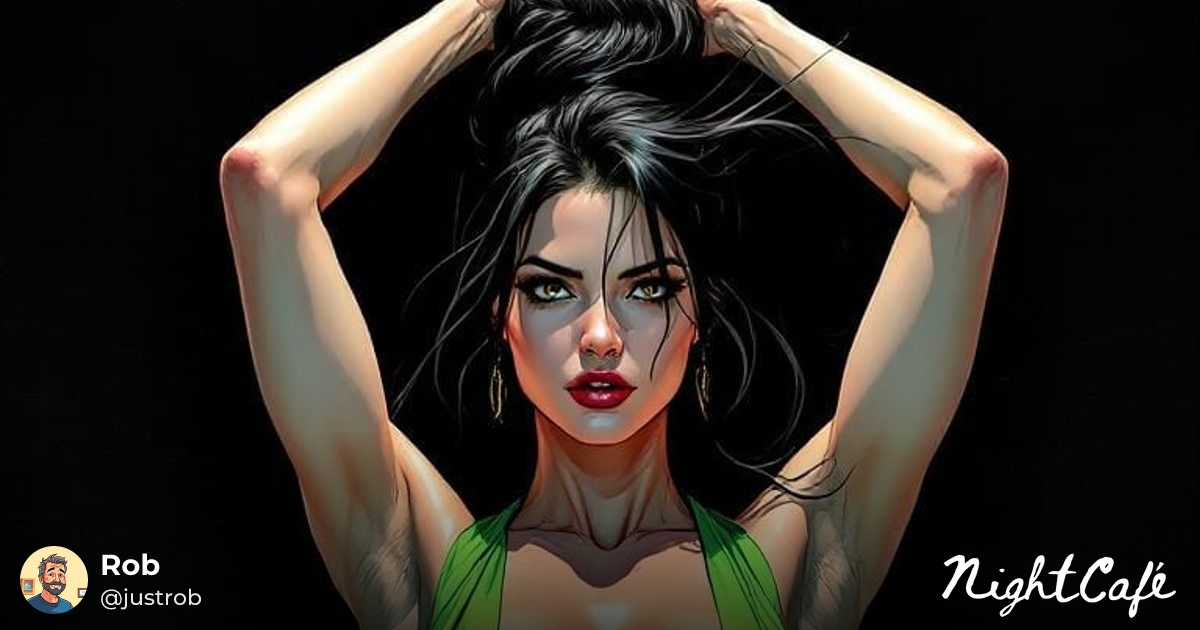 she lifts up her hair / the dark bends its head in awe / heat blooms into form