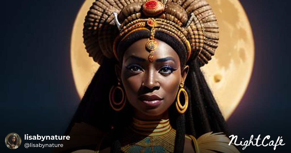 Nana Buluku: Supreme African Goddess Portrait - AI Art