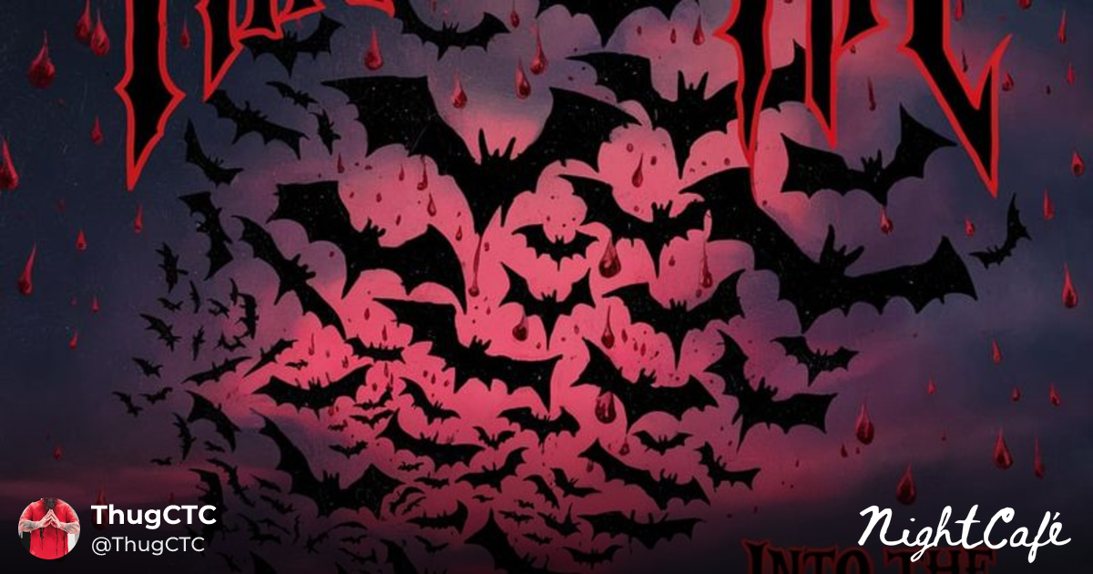 My Fake Band and Album Cover - Eerie Album Art: Bats in Crim...