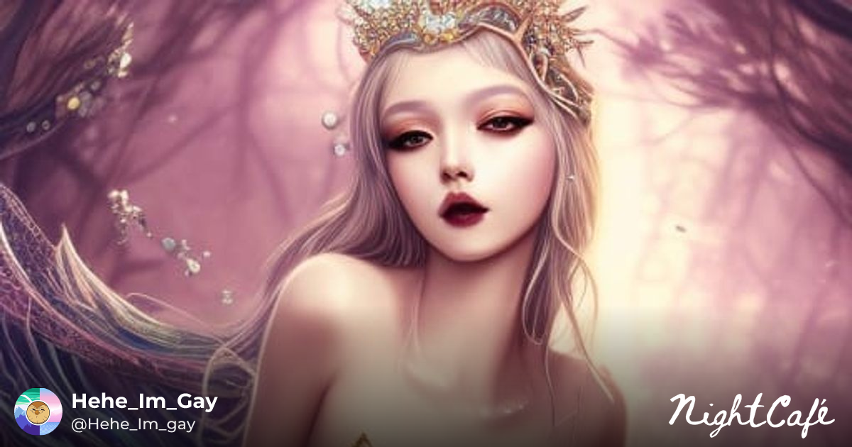 Pearl Queen - Elegant Pearl Mermaid Queen in Fantasycore Sty...