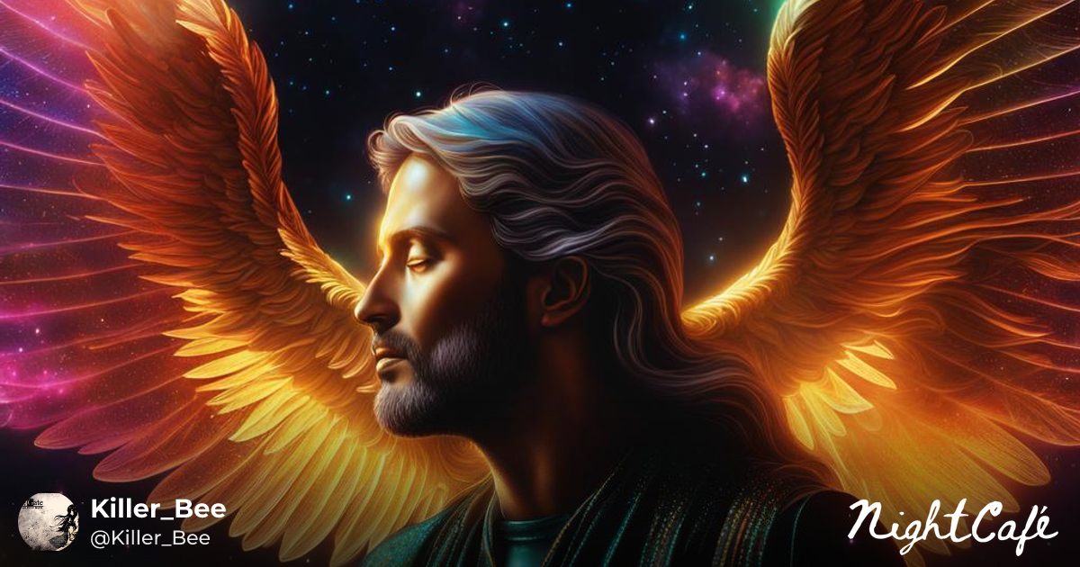 An angel praising God in heaven - Angelic Praise in Holograp...
