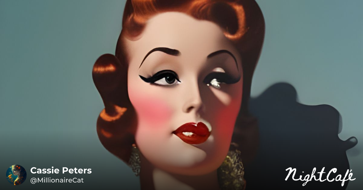 Vintage Pinup Girl in Gil Elvgren Style - AI Art