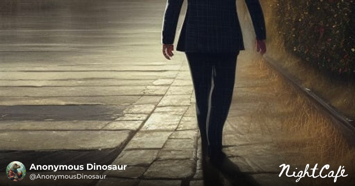 Celestial Man Walking Seaside in Dark Fantasy Styl... - AI Art