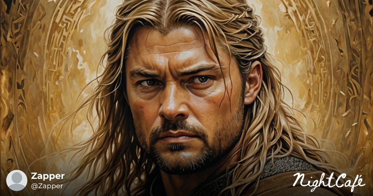 Eomer of Rohan - Karl Urban as Eomer: Oil Painting Masterpie...