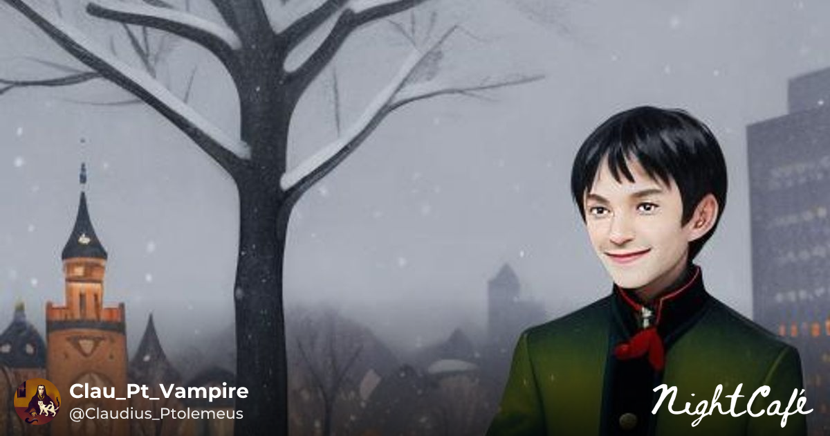 Vampires in Snow Globes: Expressionist Winter Scen... - AI Art