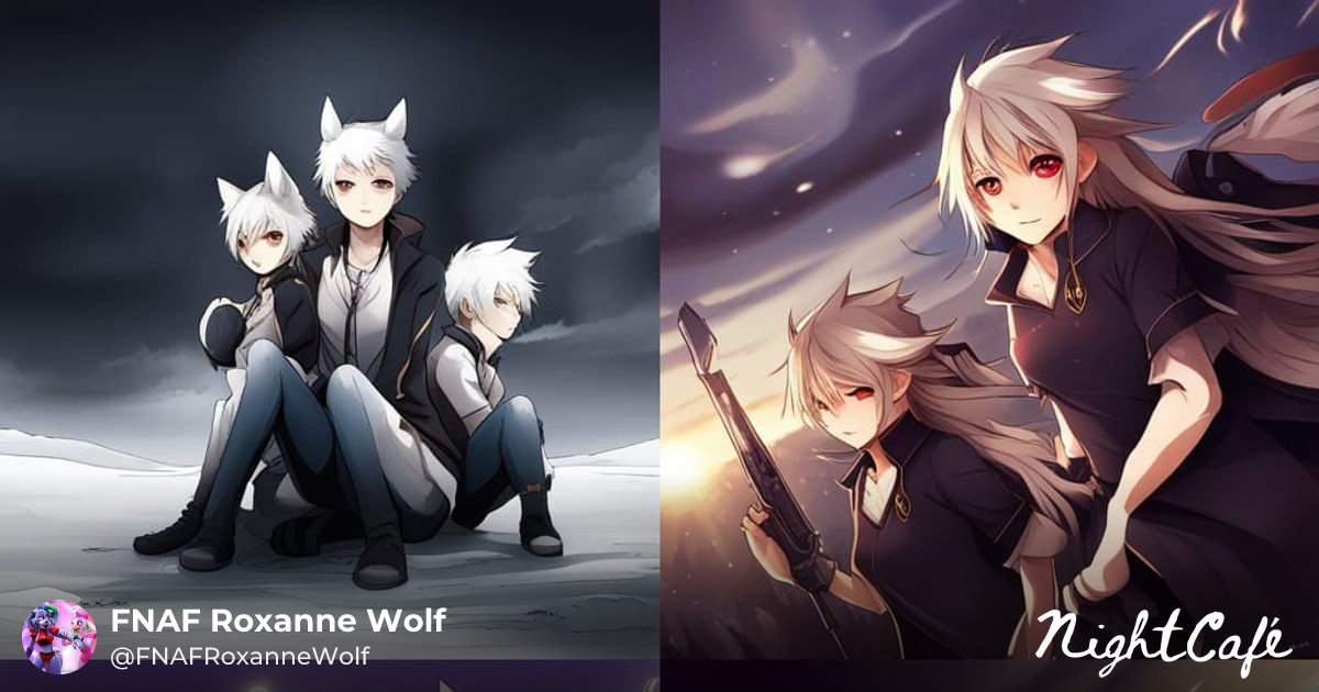 wolves - Anime Style Wolves: Japanese Manga Key Visual