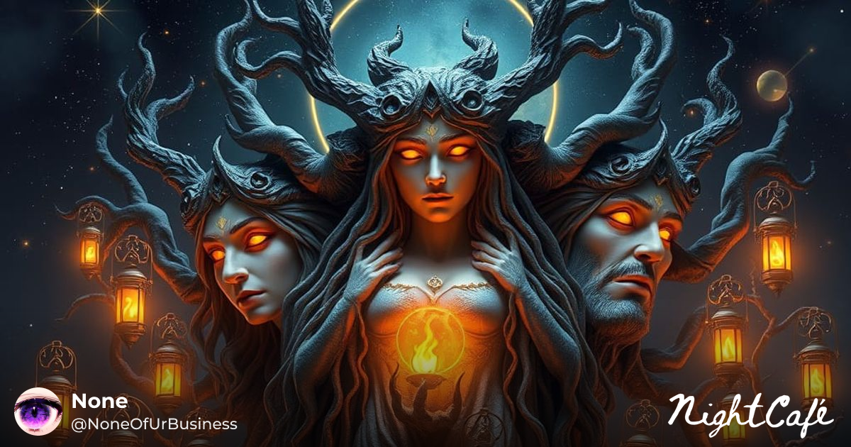 Hecate, triple Goddess - Mystical Goddess of the Velvet Nigh...
