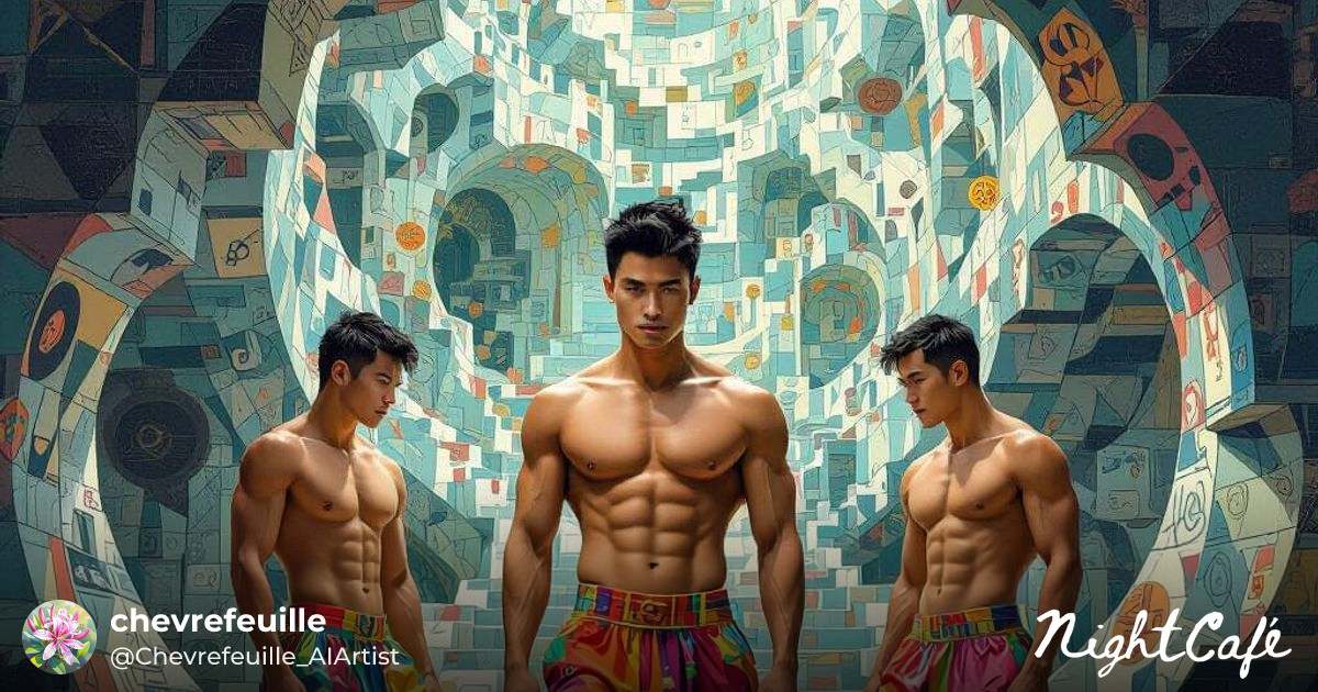 Vertigo Art 4 - Mystical Labyrinth: Asian Men in Impossible ...