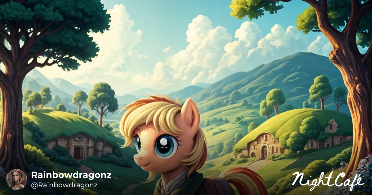 My little pony in the world of lord of the rings