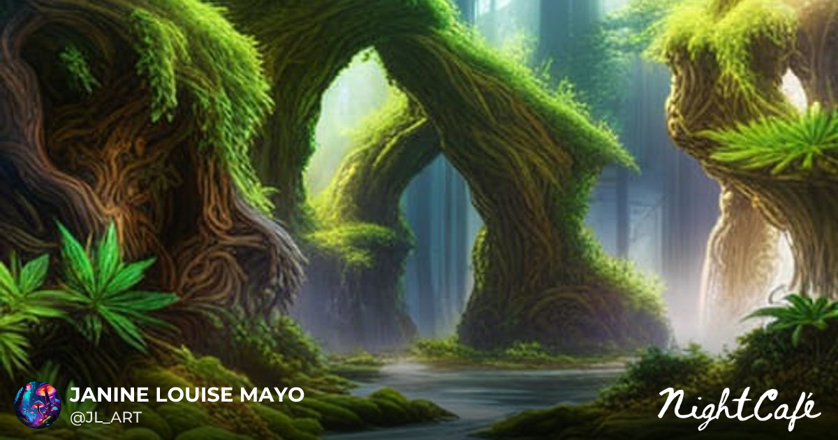 Flowering forest - Crystallized Cannabis Forest: Detailed Ma...