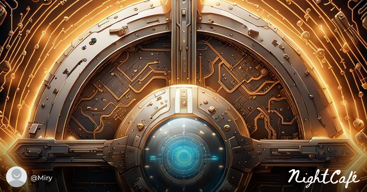 futuristic AI-powered shield