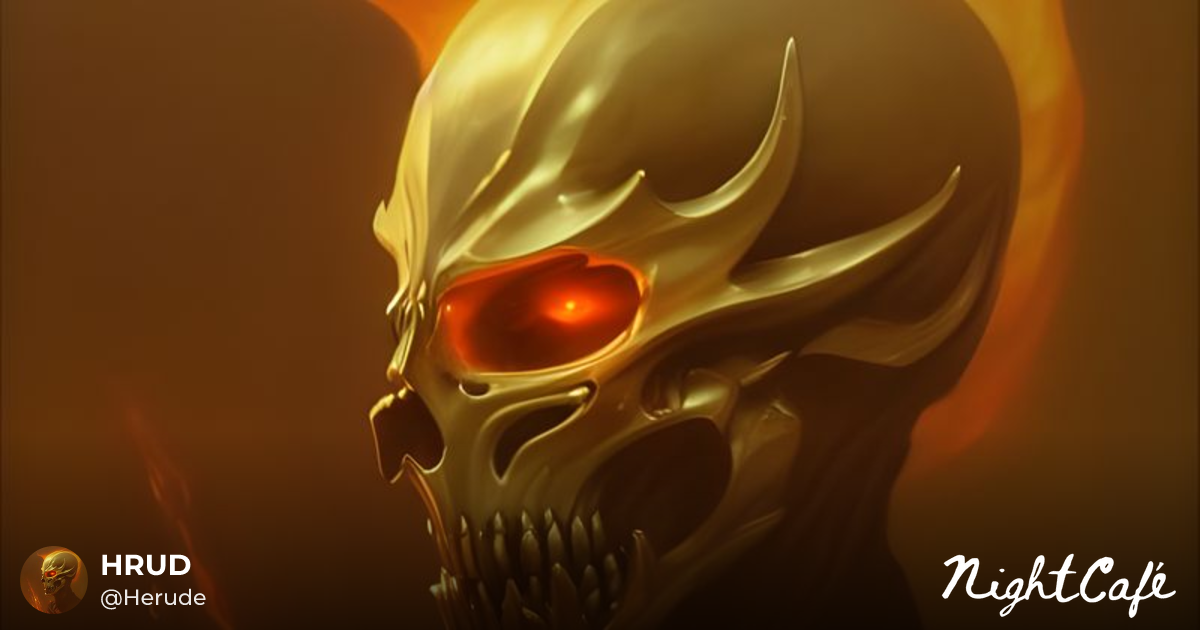 Fury - Ghost Rider Portrait in Artstation Style