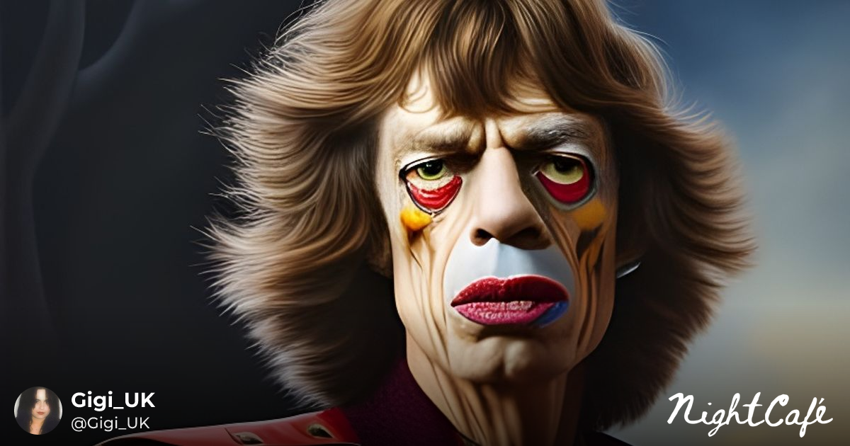 Mick Jagger as the red rooster - Mick Jagger as the red roos...