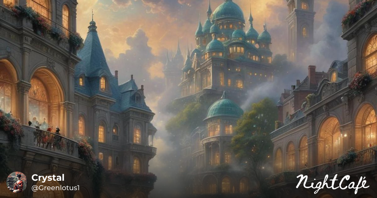 At the opera - Ethereal Opera Scene in Kinkade Style