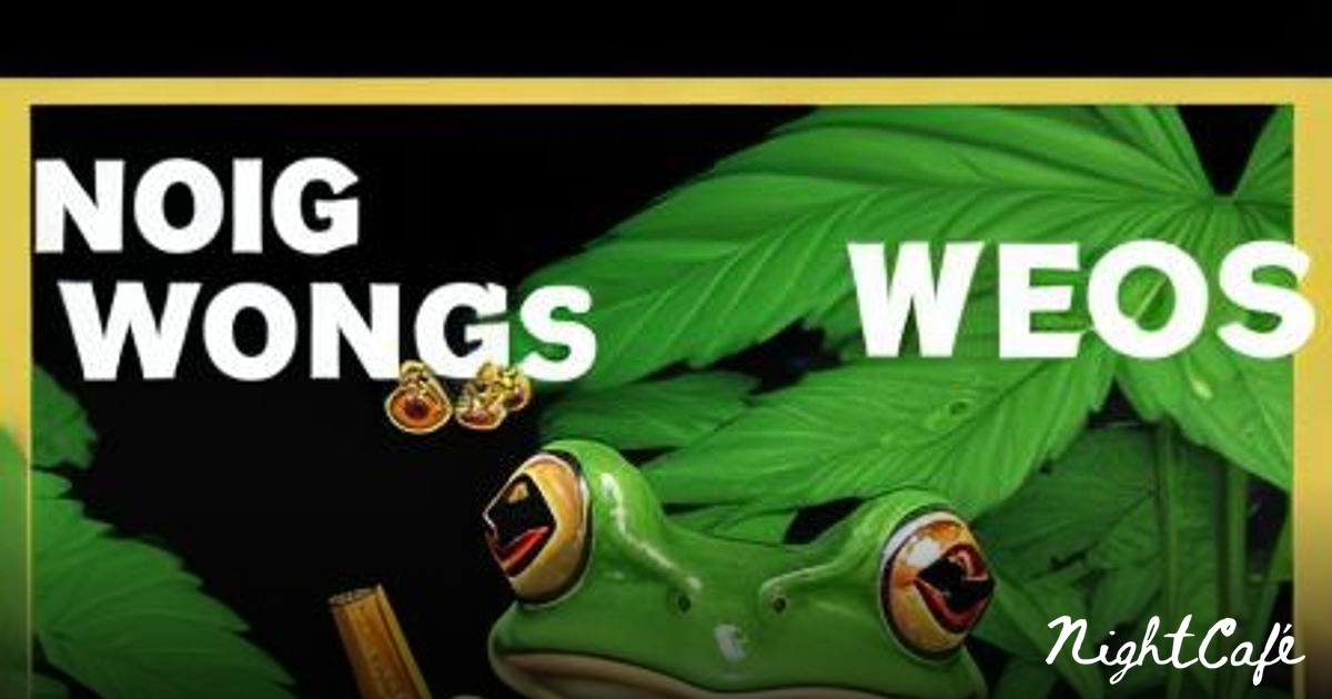 frog smoking weed - Frog Smoking Weed in a Funny Scene