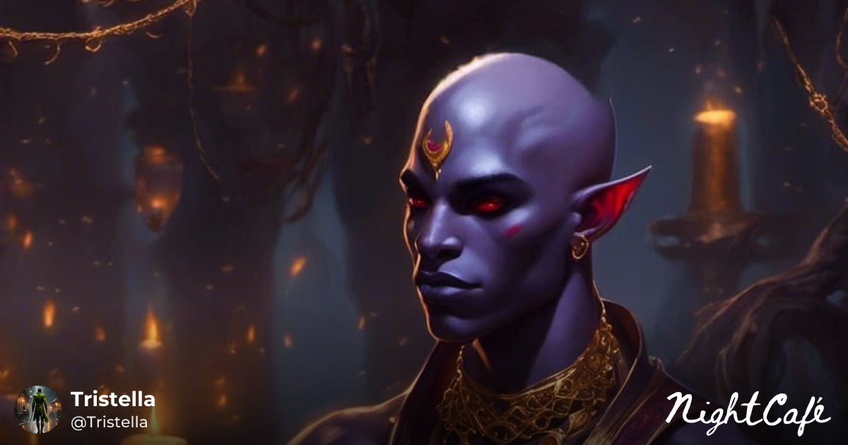 Jarlaxle!! - Striking Drow Figure with Deep Purple Skin