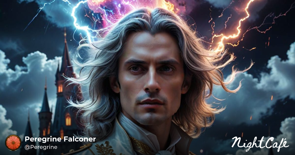 Spectral Vampire Lord Alucard Defies Darkness in V... - AI Art