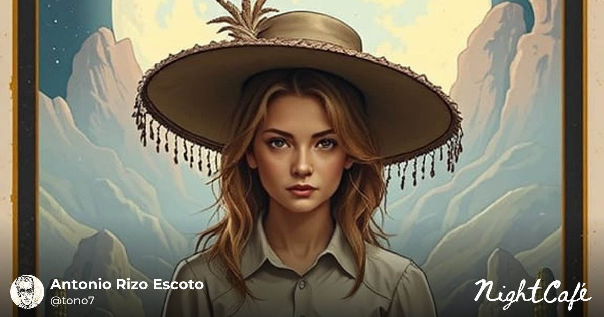 Deserted Cobblestone Streets in Futuristic Style - AI Art