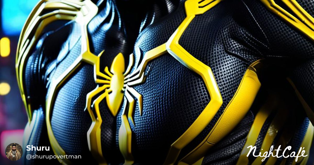 Scream (Symbiote) - Yellow Symbiote: A Biopunk Portrait in H...