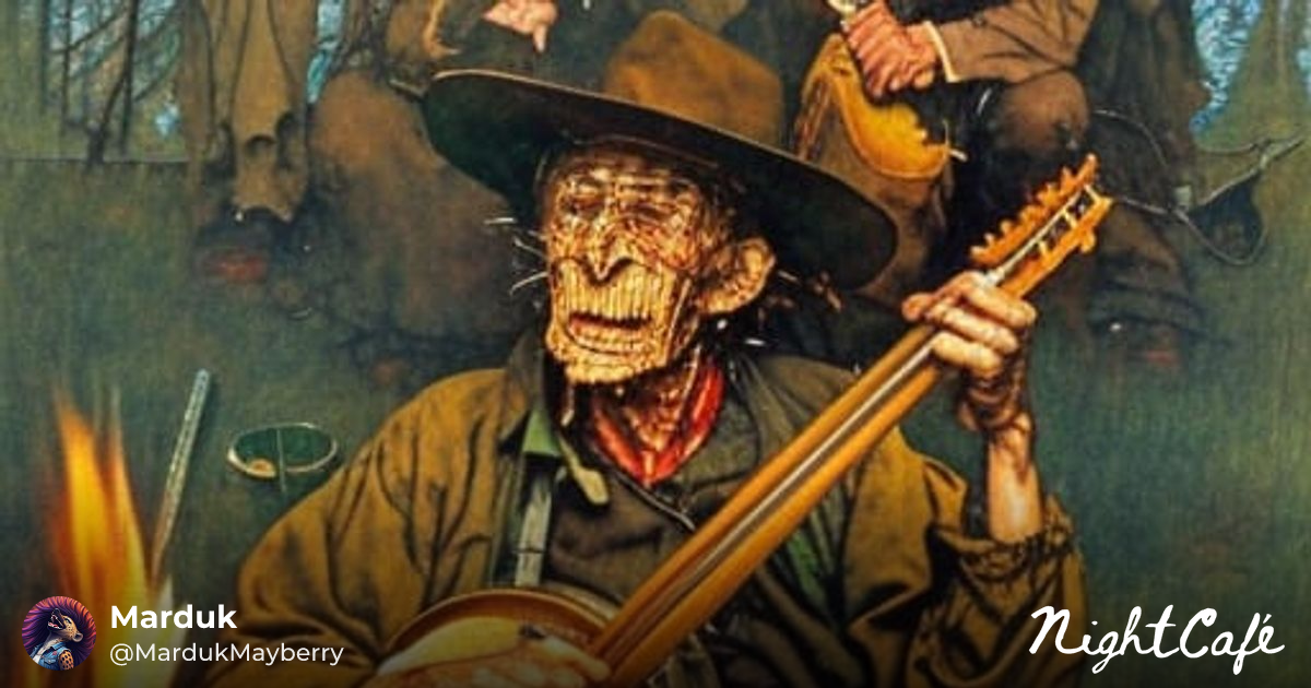 Hobo with the Cursed Banjo - Hobo's Campfire Banjo in Rockwe...