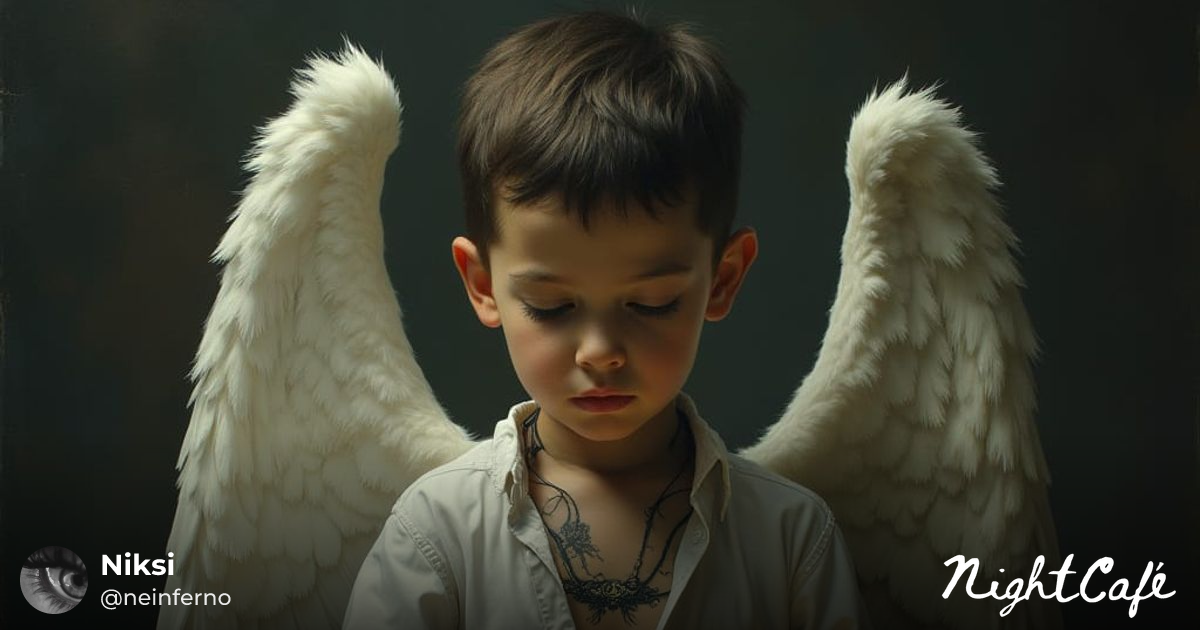 Angel boy is ready for anything. - Biomechanical Angel Reac...