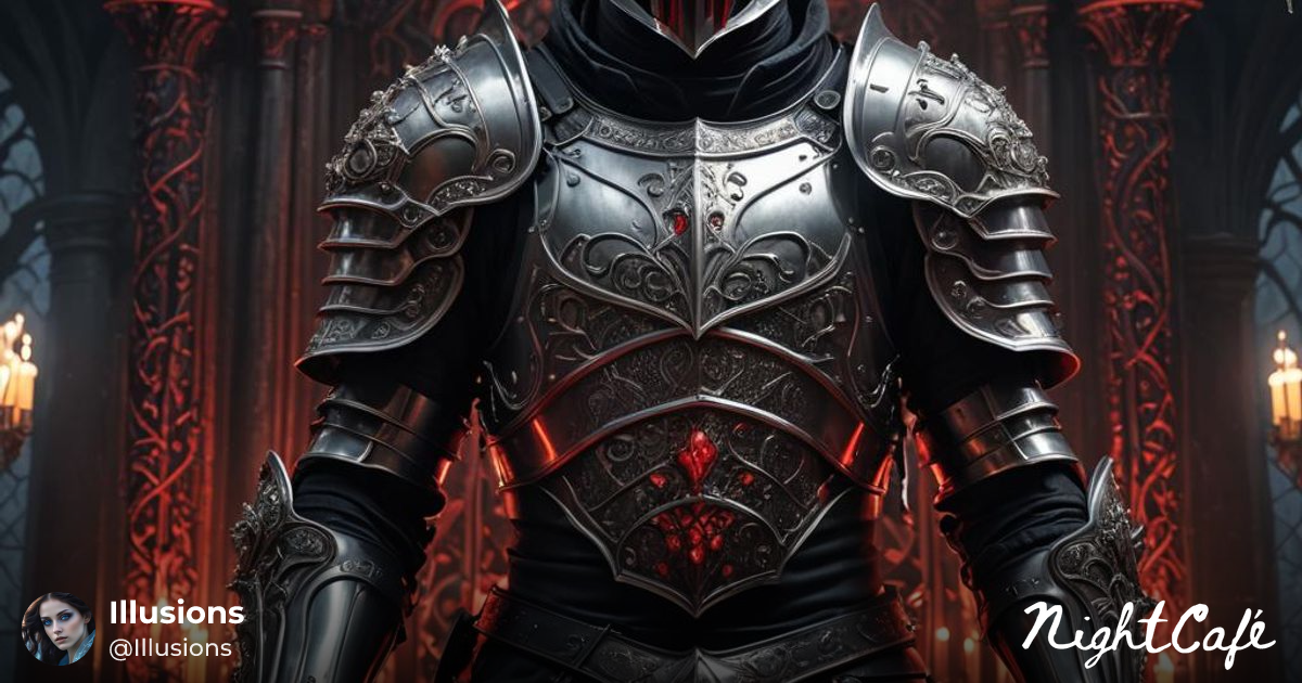 Bad Knight Rising - Medieval Knight with Glowing Eyes in Go...