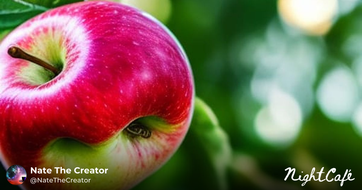 Cursed Apple - Photorealistic Apple in 8K Resolution