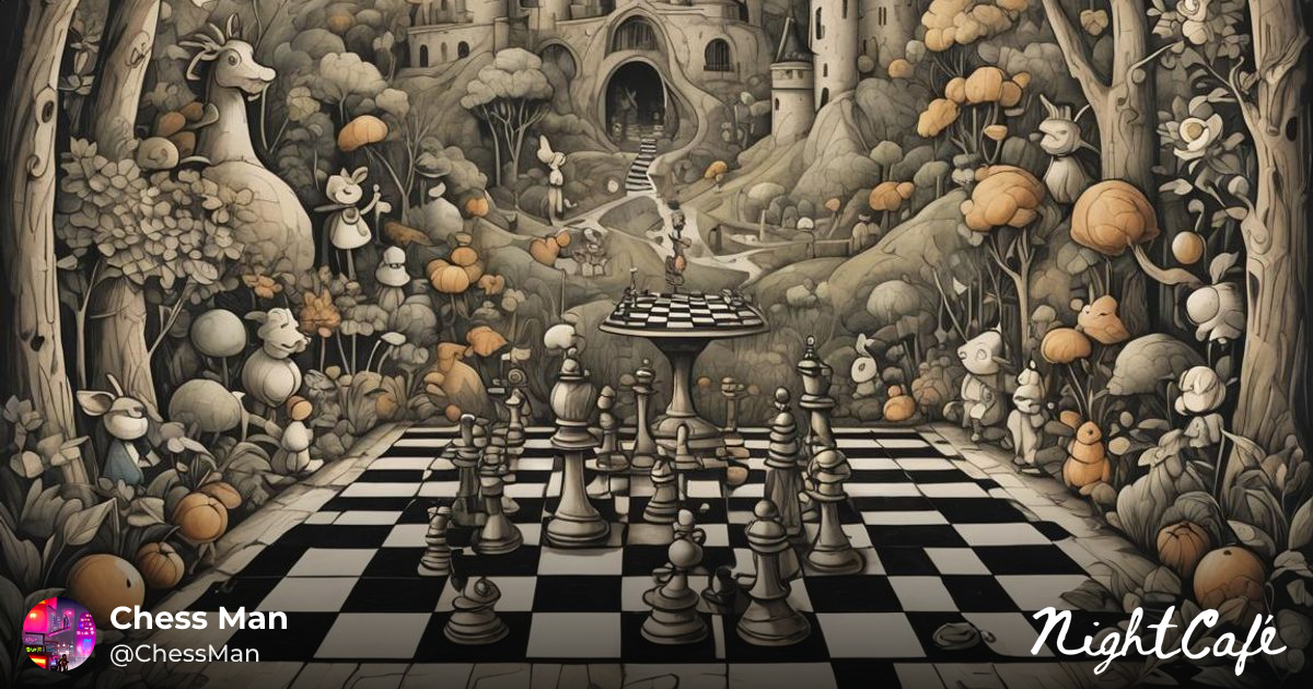 Chess - Surreal Chess Scene in Hypernatural Atmosphere