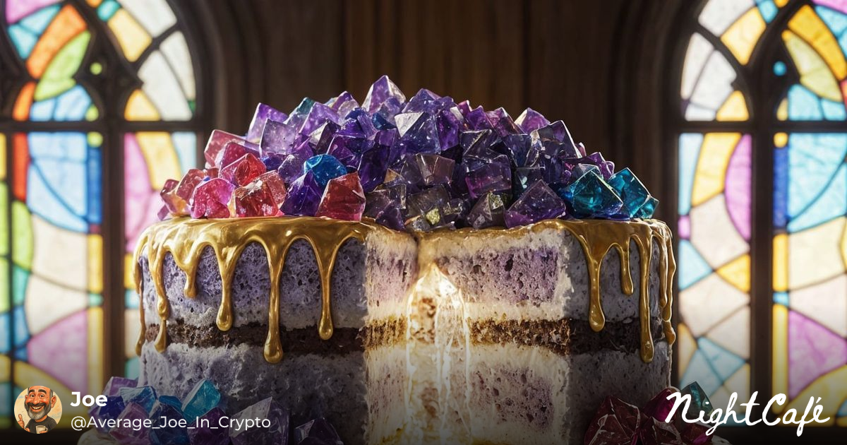 The Forbidden Gem Cake - Gemstone Birthday Cake with Crystal...