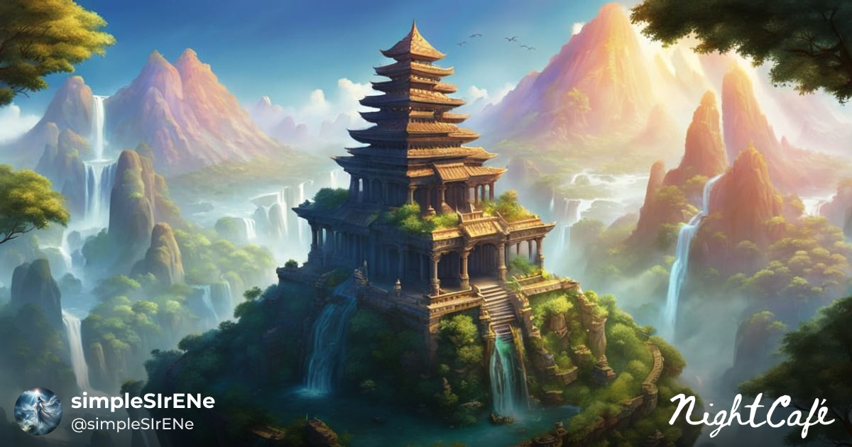 VIZION of "A" - Vibrant Temple of the Prism Isle