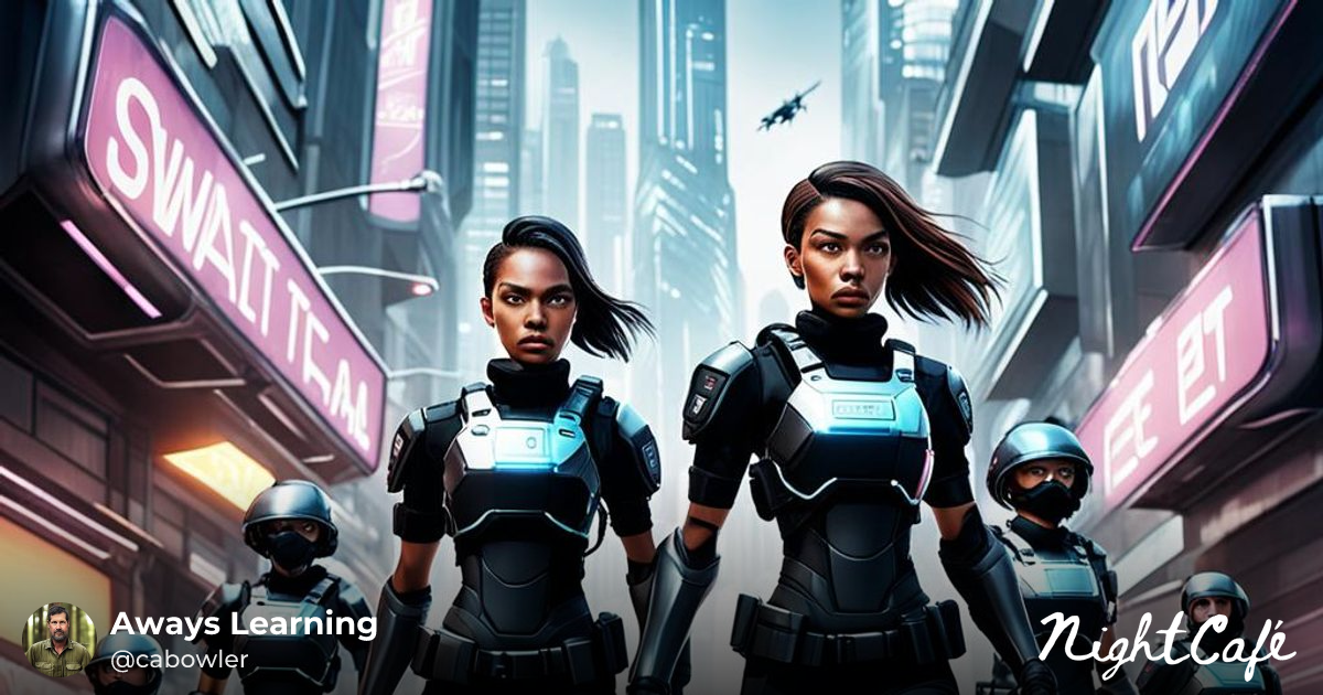 Futuristic Female Swat Team #1 - Animated Female SWAT Team C...