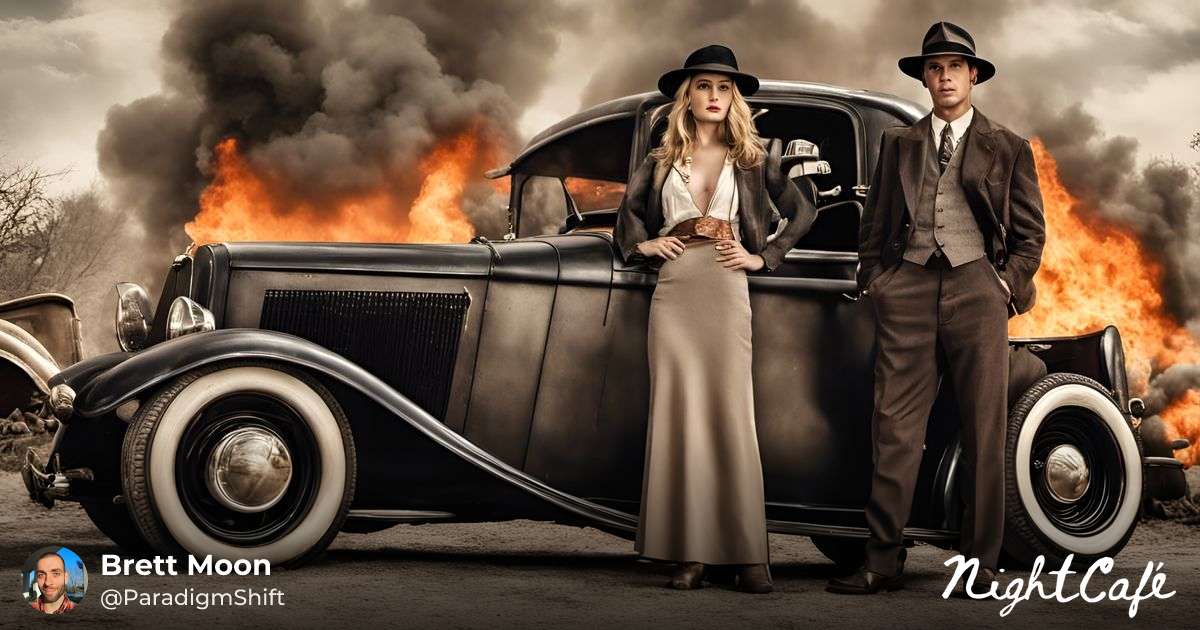 Bonnie & Clyde - Bonnie and Clyde in Hyperrealistic Cinemati...