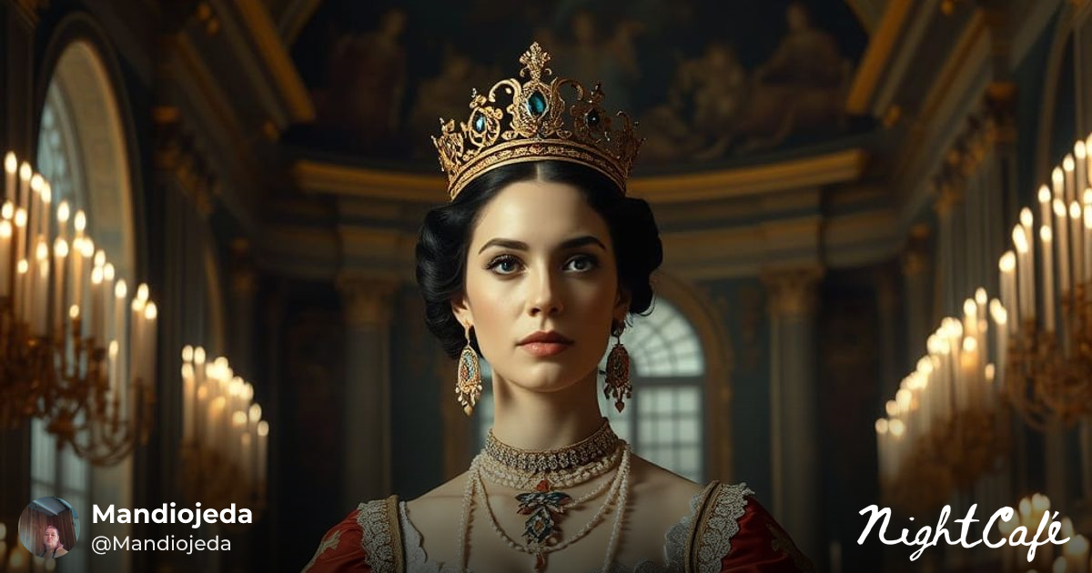 Grand Baroque Empress in Regal Splendor - AI Art