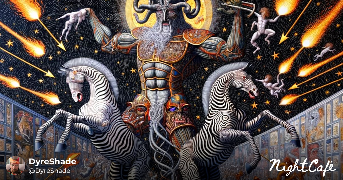 Dominator - Celestial Horse Deities Dance Under Fiery Arrow...