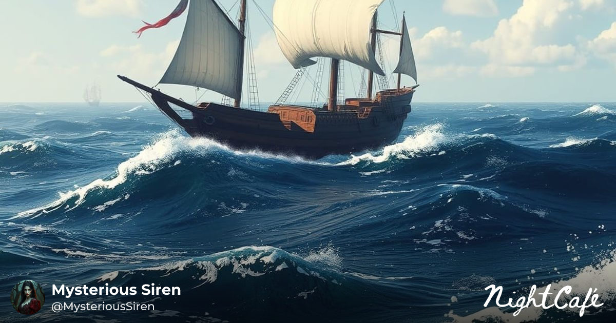 Modern Pirate Ship - Majestic Pirate Ship Sails Through Futu...