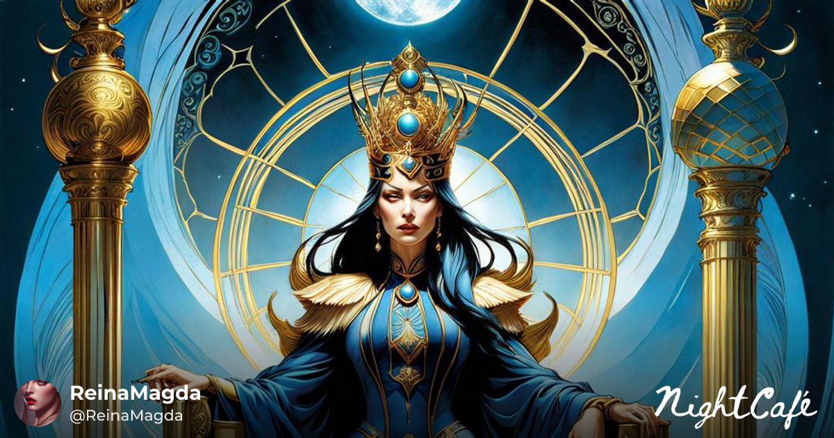 The Empress Tarot Card Art, Hyperrealistic Style - AI Art
