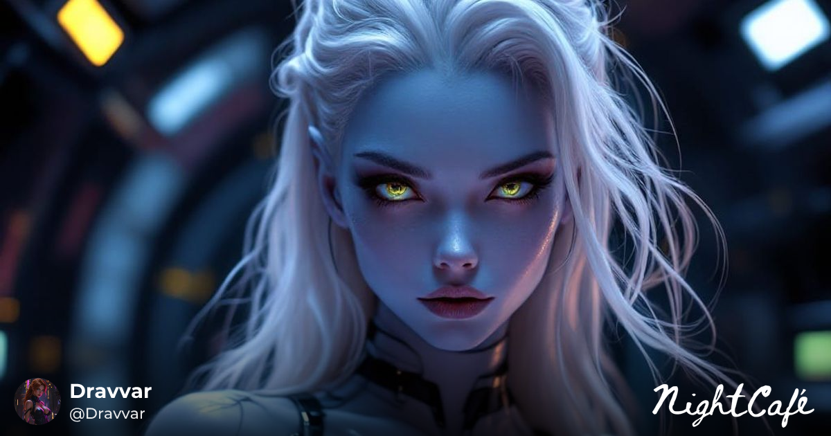 Stunning Sci-Fi Goddess in Cyberpunk Bodysuit - AI Art