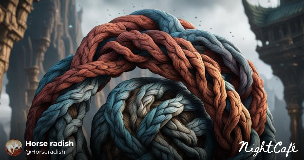 wolf knot - Detailed Wolf Knot Fantasy Concept Art